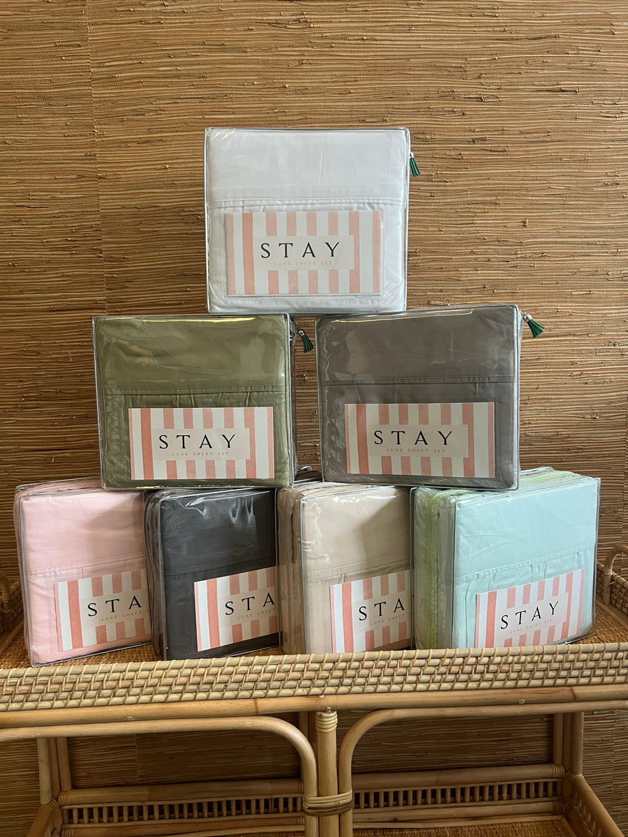 SLEEP TIGHT ON OUR STAY SHEETS