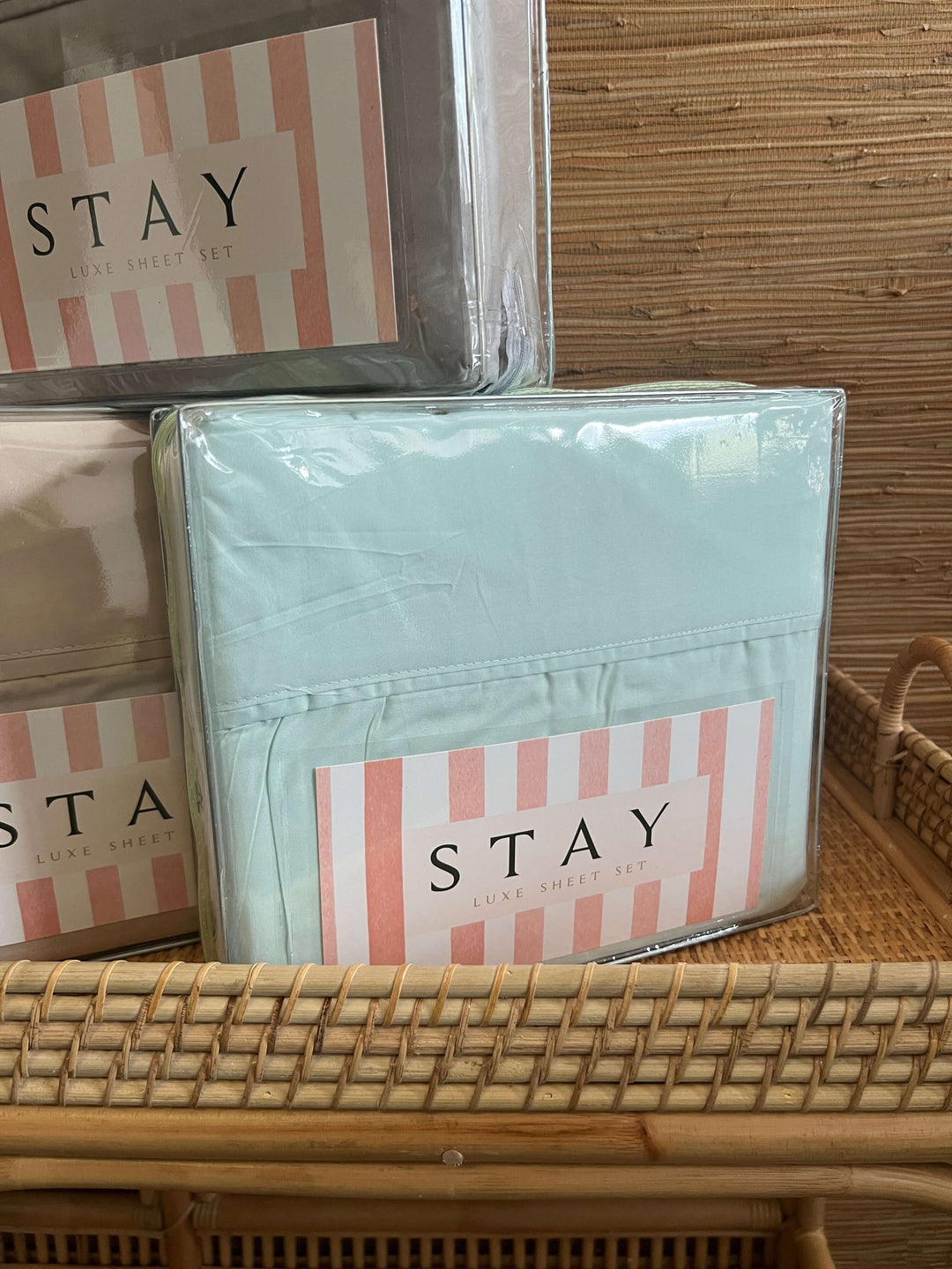 Mint Green 1800 Luxe Sheet Set - Stay Luggage Racks