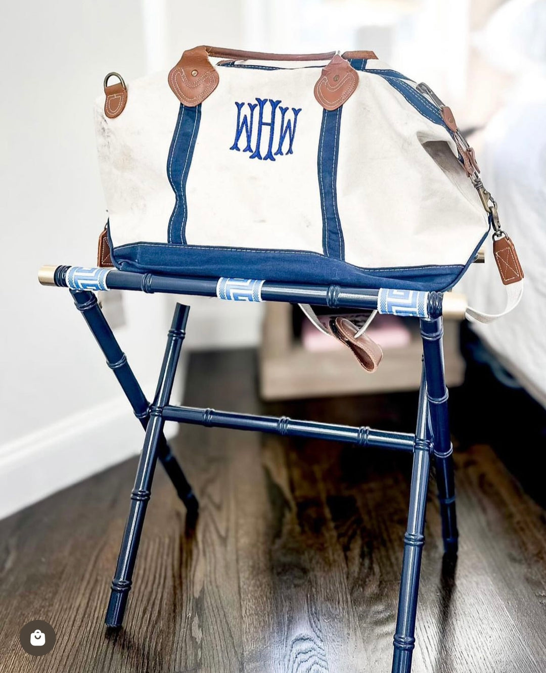 Marie Bamboo Luggage Rack - Stay Luggage Racks