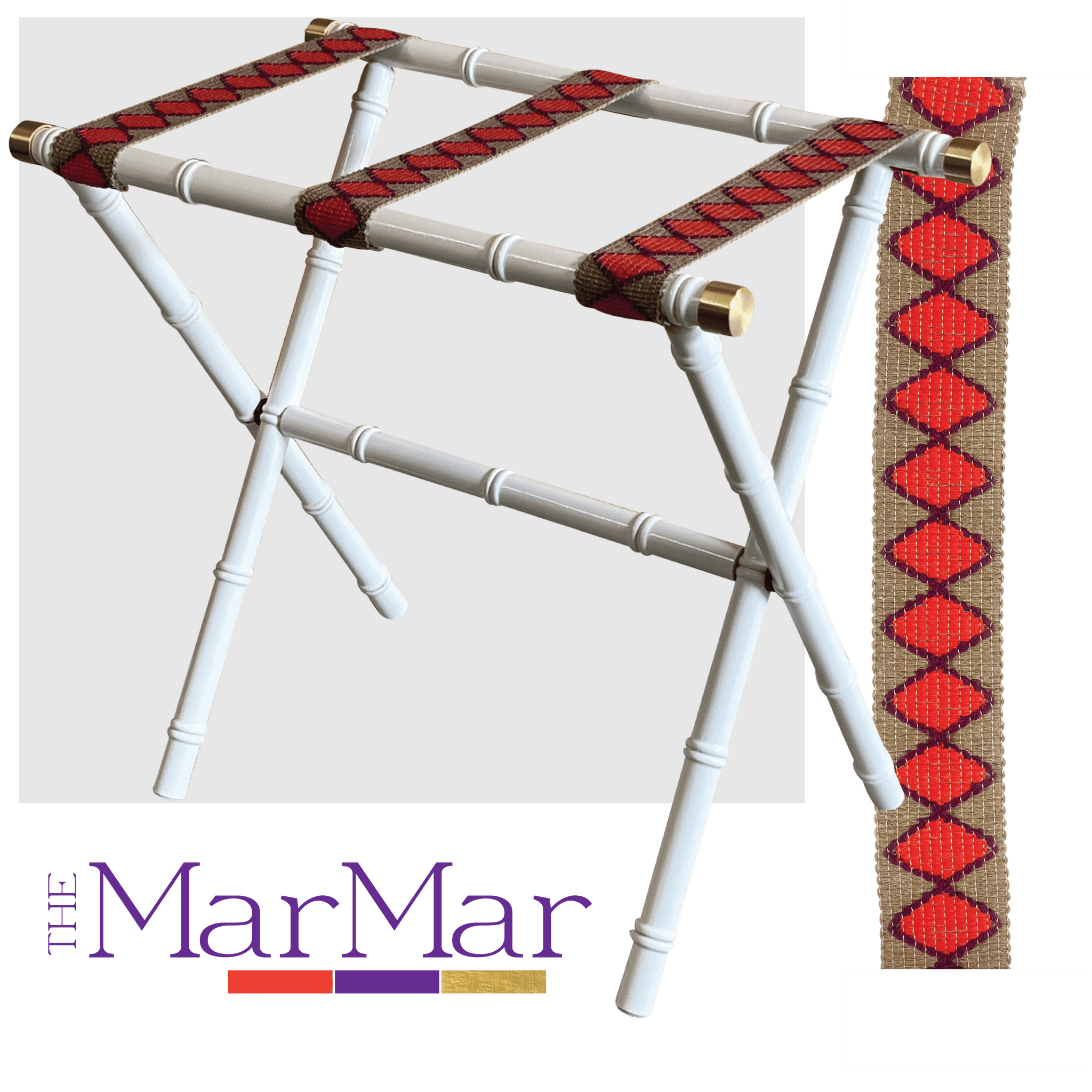 MarMar Bamboo Luggage Rack - Stay Luggage Racks
